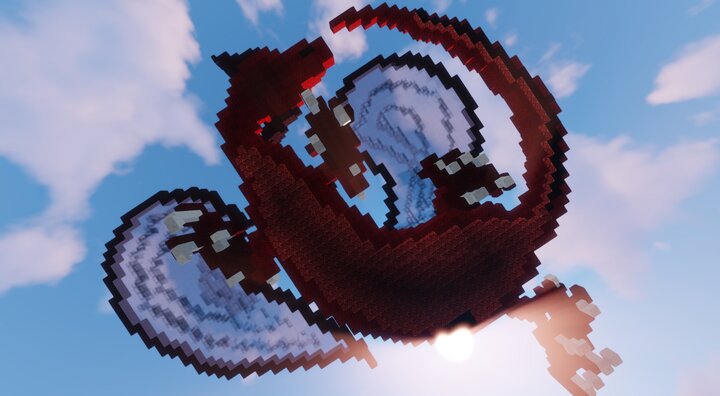 my first (fire-)dragon (1.13) Minecraft Map