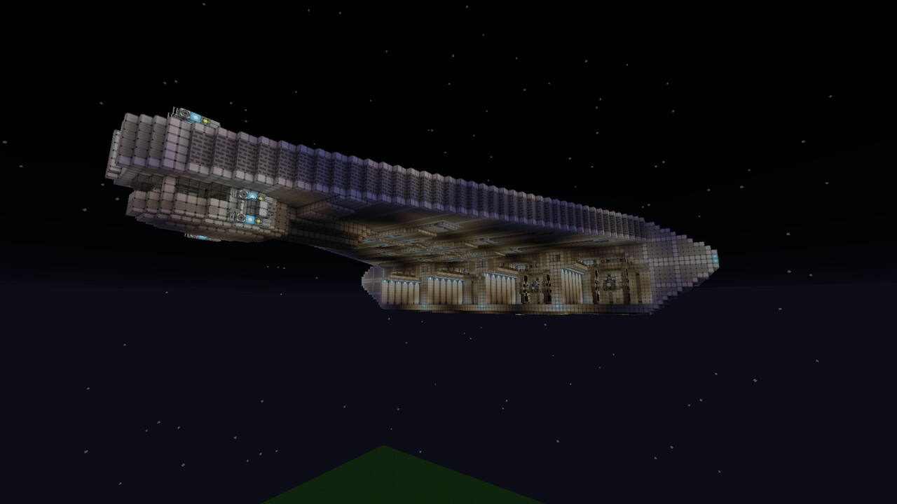 Star Wars - Quasar Fire Class Cruiser Carrier Minecraft Map