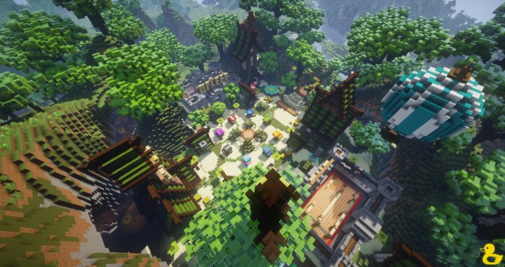 ENDCRAFT Summer Lobby Minecraft Map