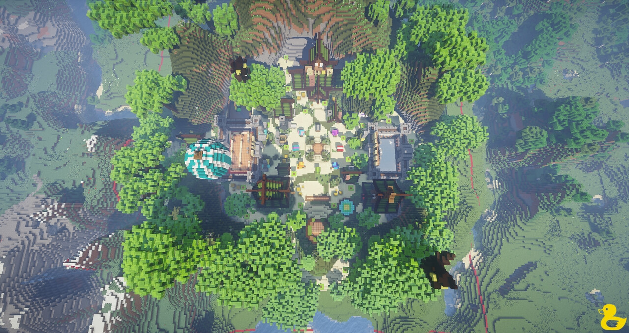 ENDCRAFT Summer Lobby Minecraft Map