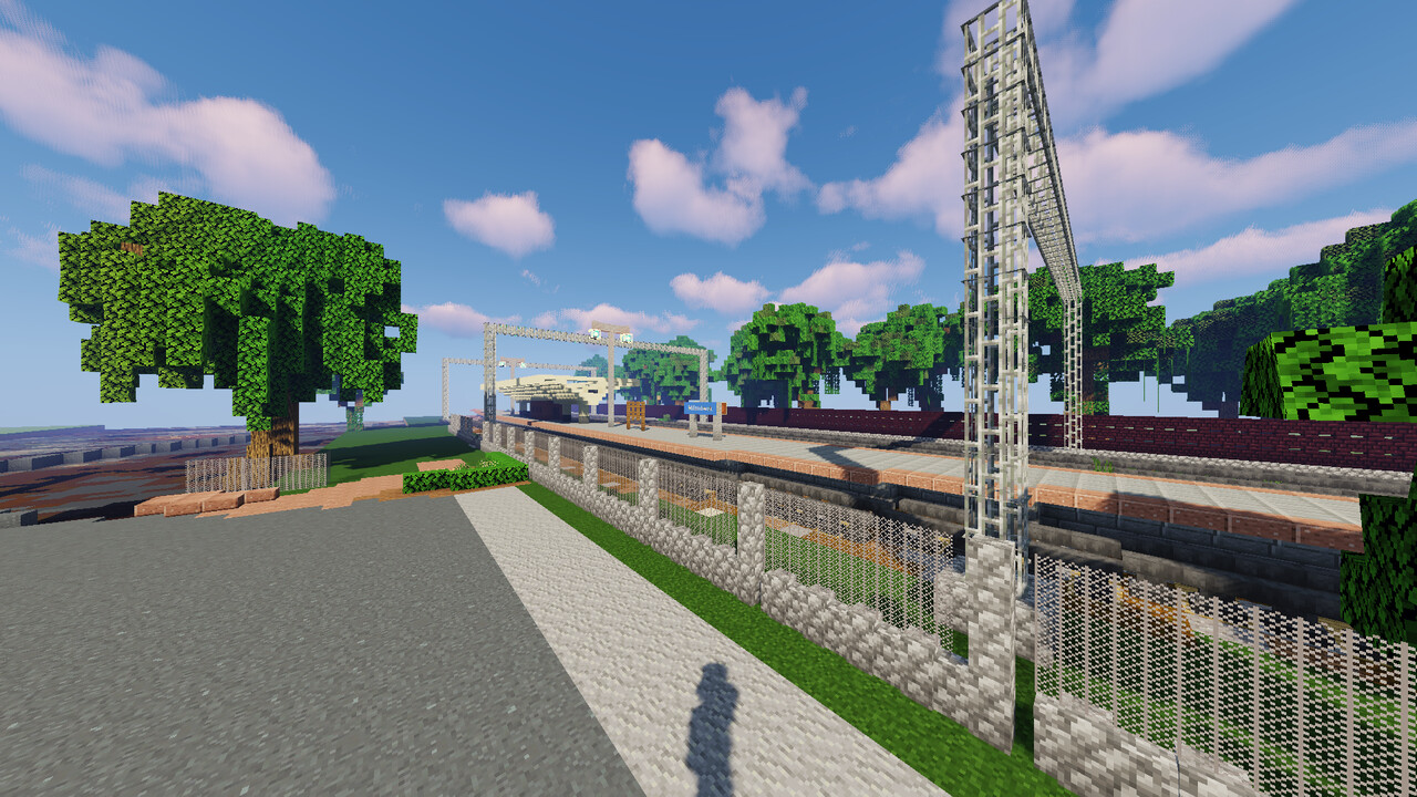 PKP Milanówek - Polish railway station Minecraft Map