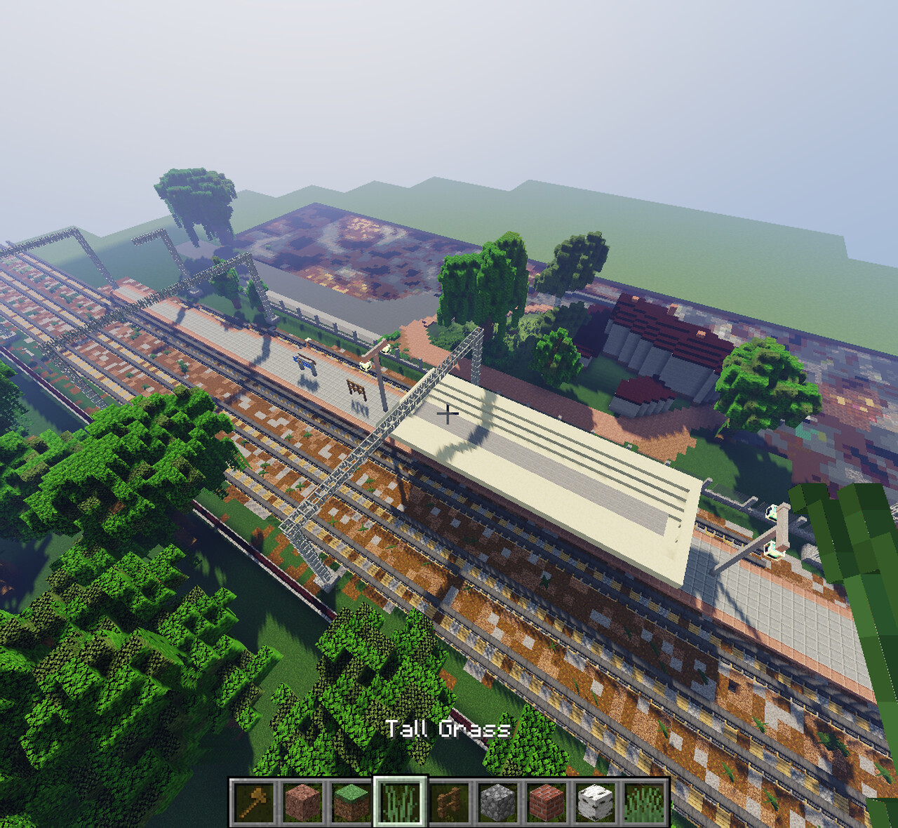 PKP Milanówek - Polish railway station Minecraft Map