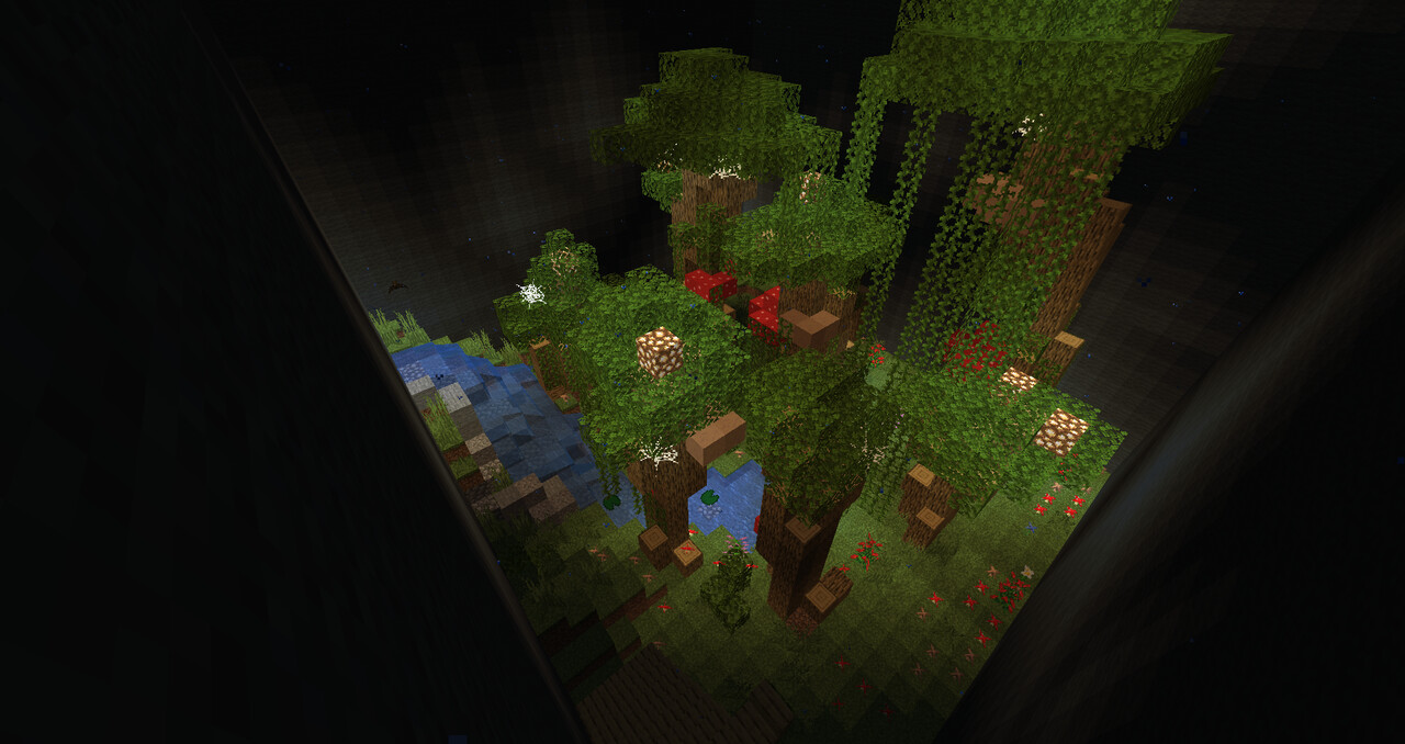 Nature Walk Through Lush Trees Minecraft Map
