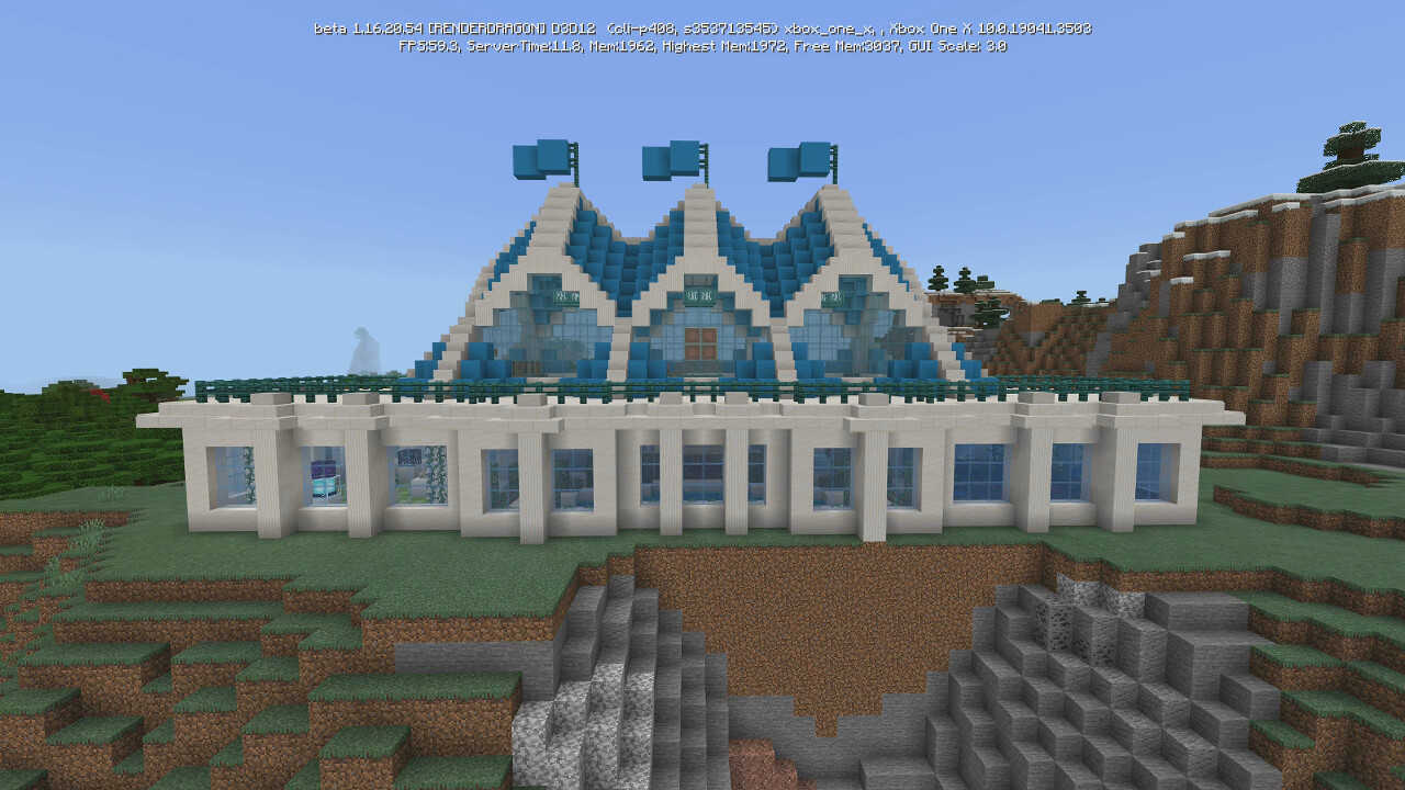 Ice Mansion Minecraft Map