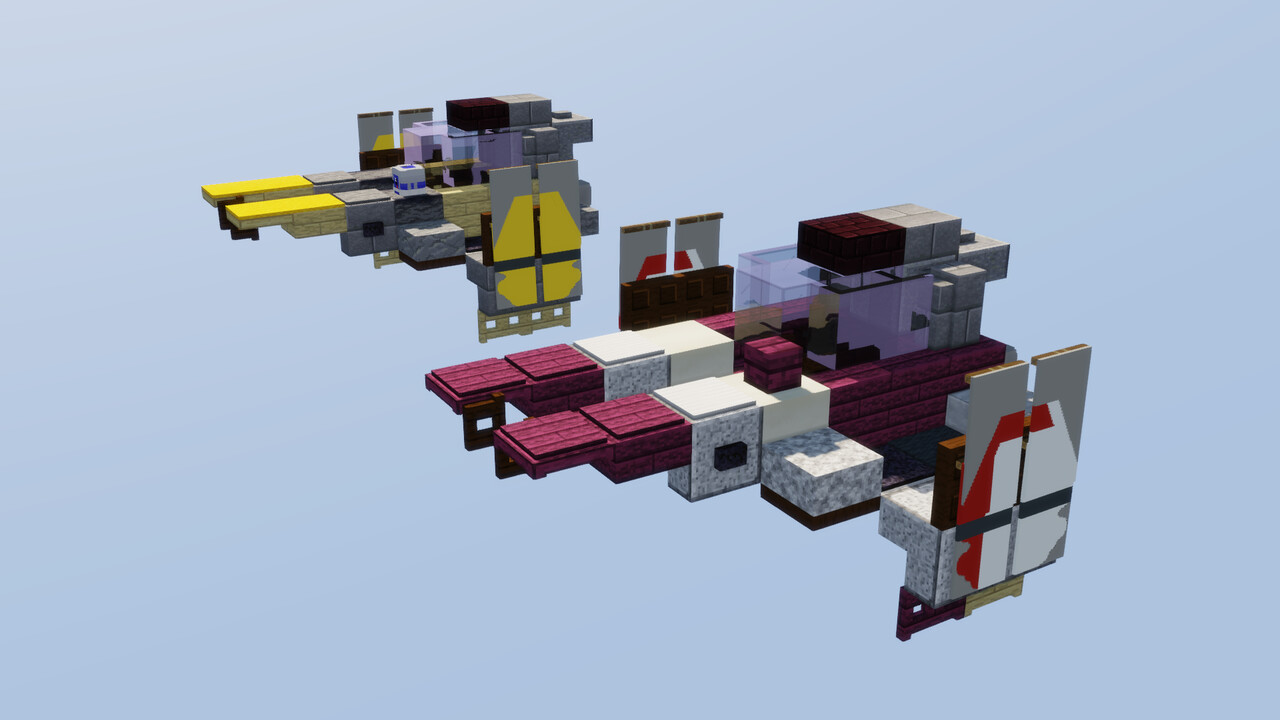 Eta-2 Actis-Class Interceptor Minecraft Map