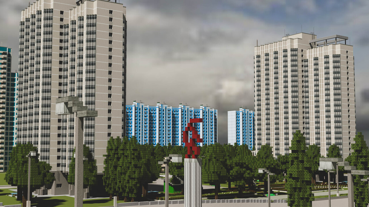 Milevsk - Soviet city 1992 Minecraft Map