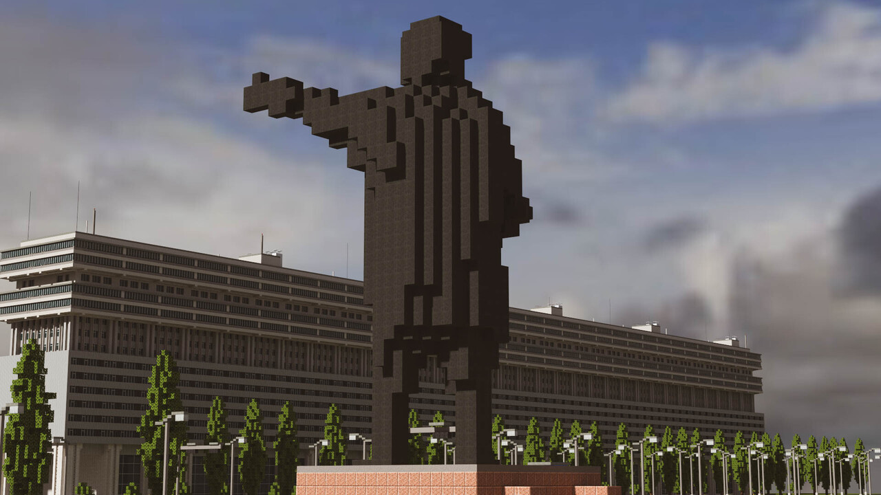 Milevsk - Soviet city 1992 Minecraft Map