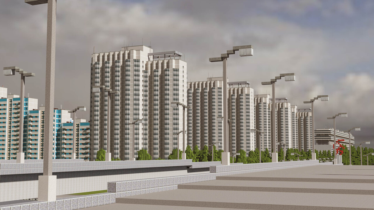 Milevsk - Soviet city 1992 Minecraft Map