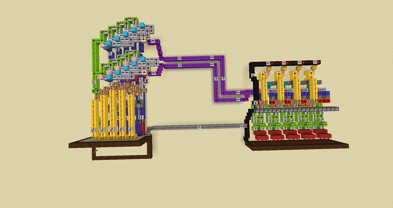 Morse code sender Minecraft Map