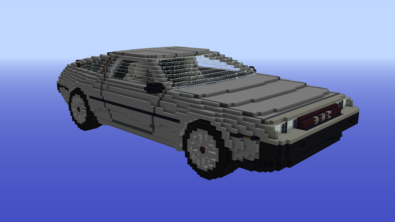 DeLorean DMC 12 Minecraft Map