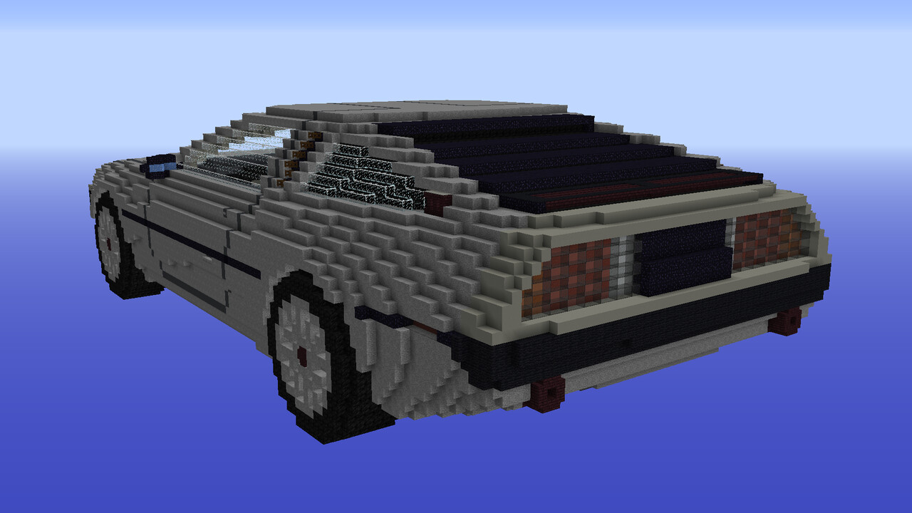 DeLorean DMC 12 Minecraft Map