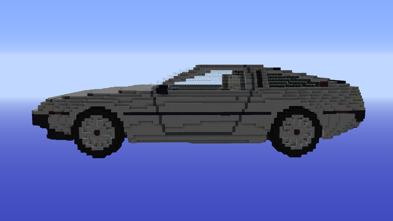 DeLorean DMC 12 Minecraft Map