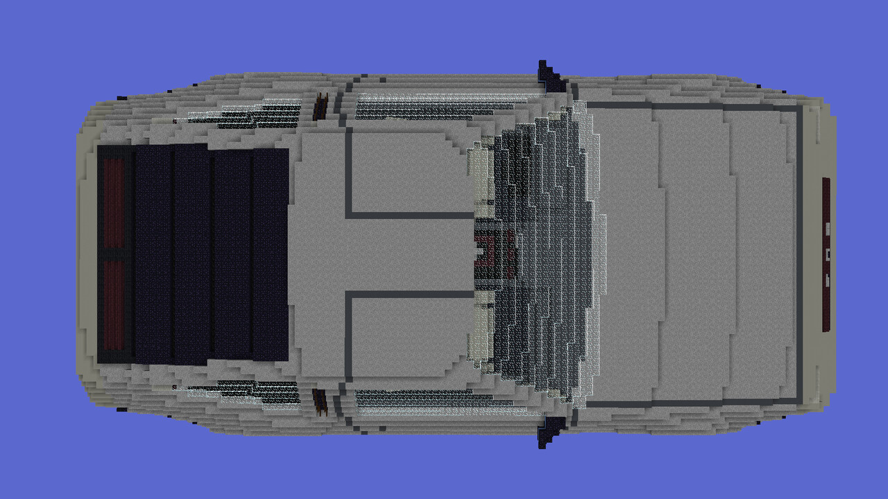 DeLorean DMC 12 Minecraft Map
