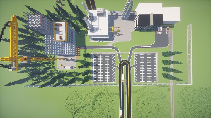 INDUSTRIAL FACTORY + CITY - DOWNLOAD Minecraft Map