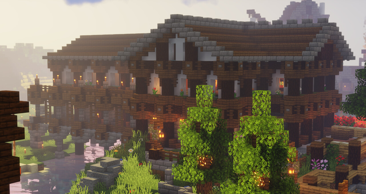 Medieval Style Tavern Minecraft Map
