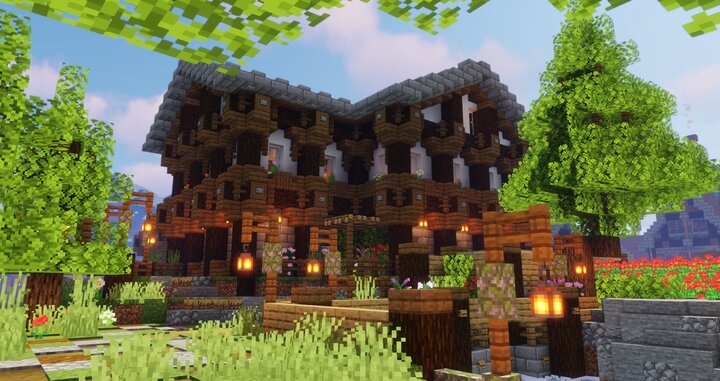 Medieval Style Tavern Minecraft Map
