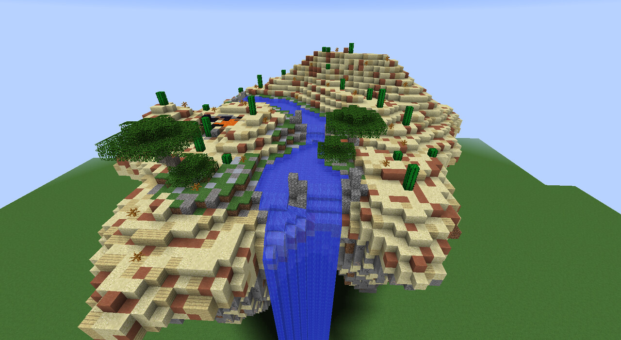 Desert Island Minecraft Map
