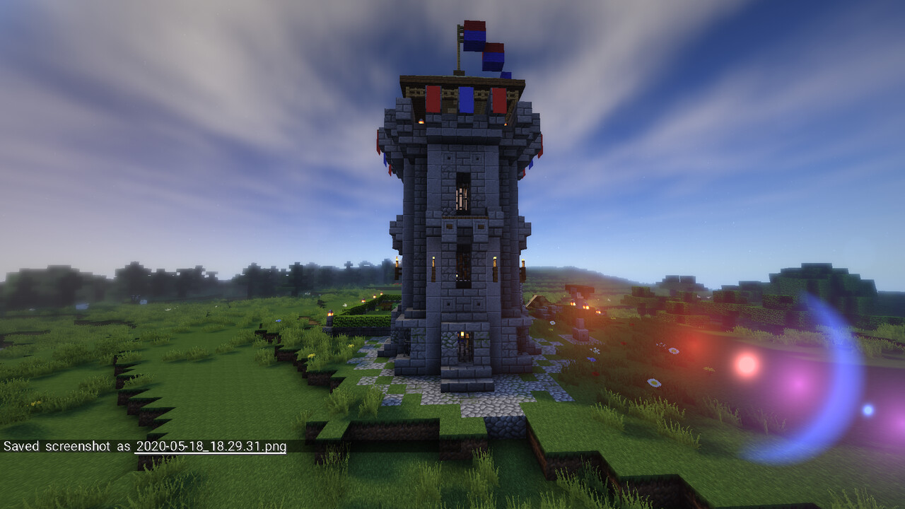 ||Minecraft: How To Build Medieval House Watch Tower || Minecraft Map