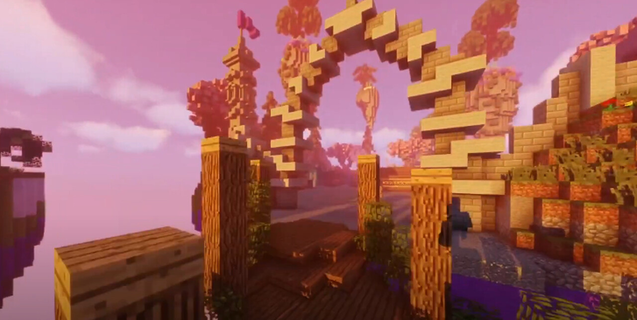 Skyblock Spawn (Built by Cherry) Minecraft Map