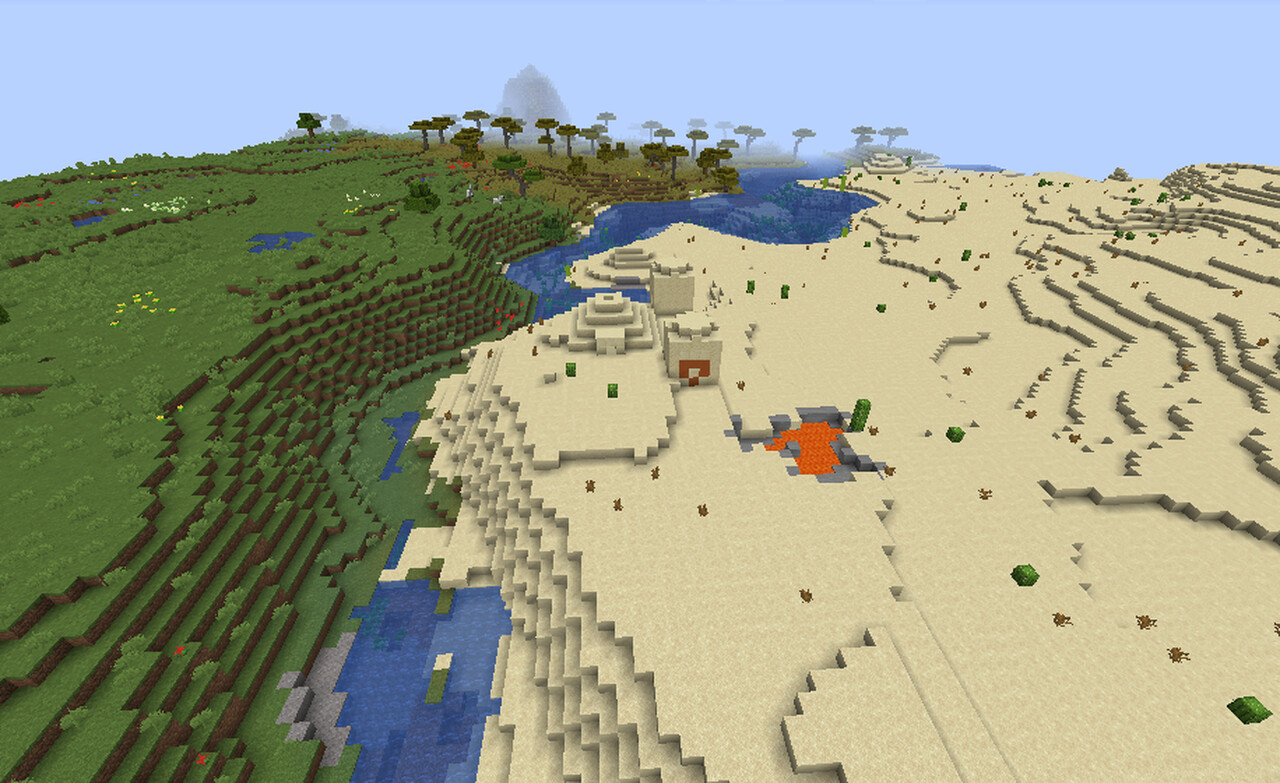 Three Biomes Minecraft Map