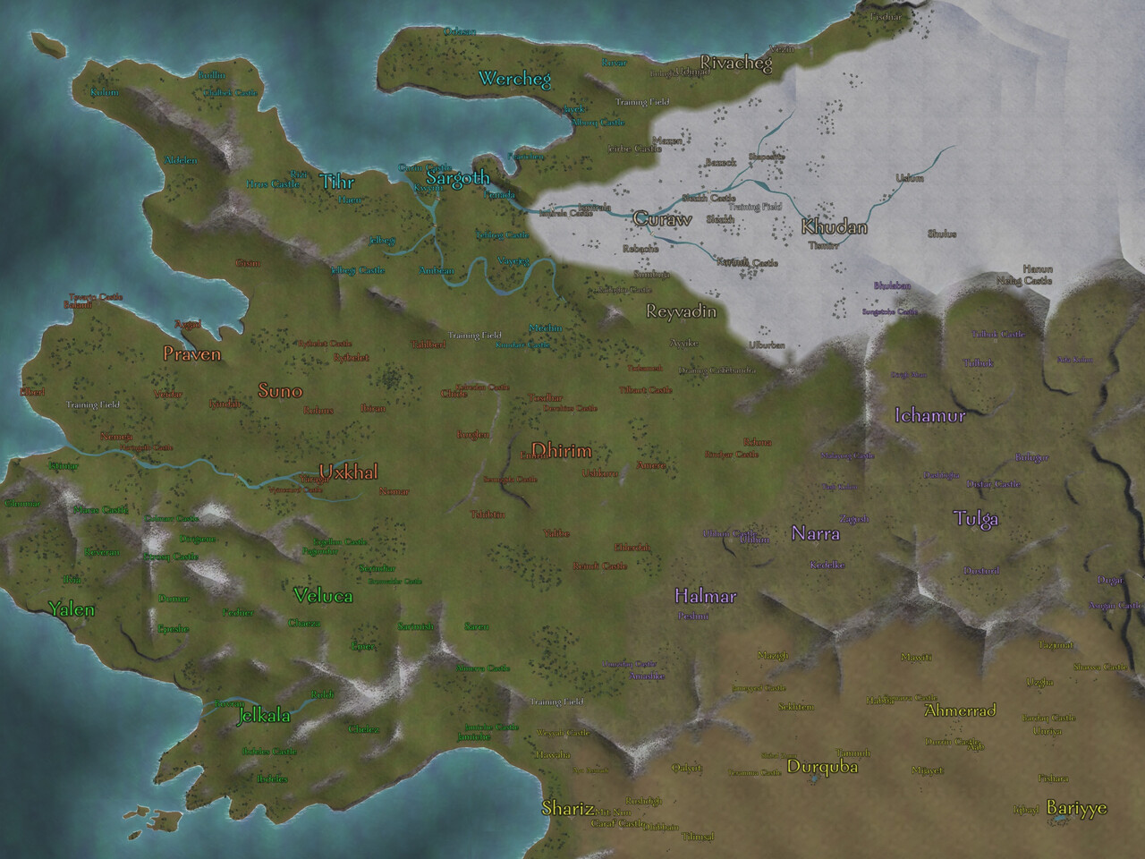 Calradia Map [32000x22400] [project] Minecraft Map