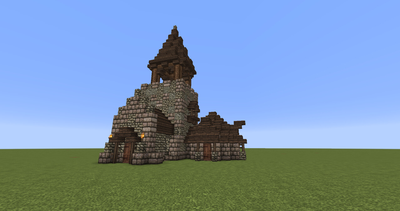 Village Tower With Shop Minecraft Map