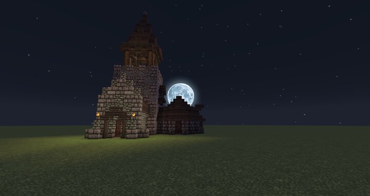 Village Tower With Shop Minecraft Map