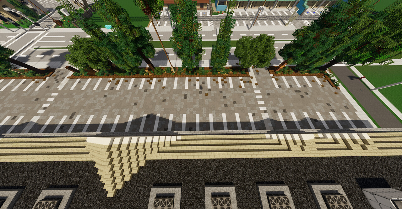 Californian styled strip mall Minecraft Map