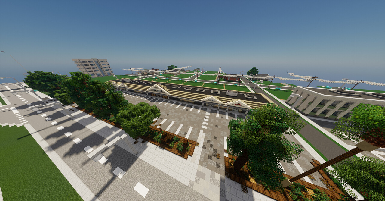 Californian styled strip mall Minecraft Map