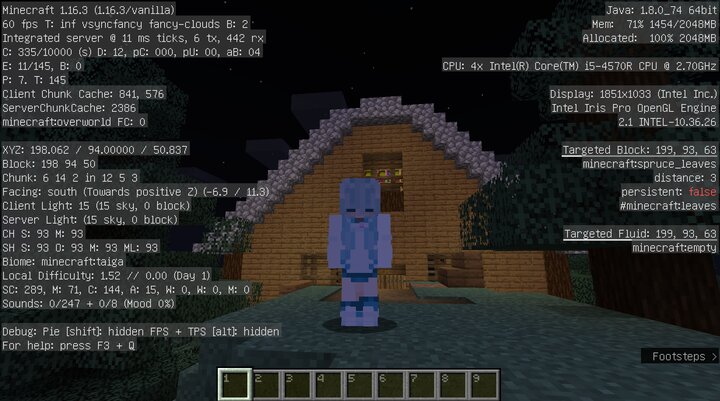 Basic Thanksgiving House Minecraft Map