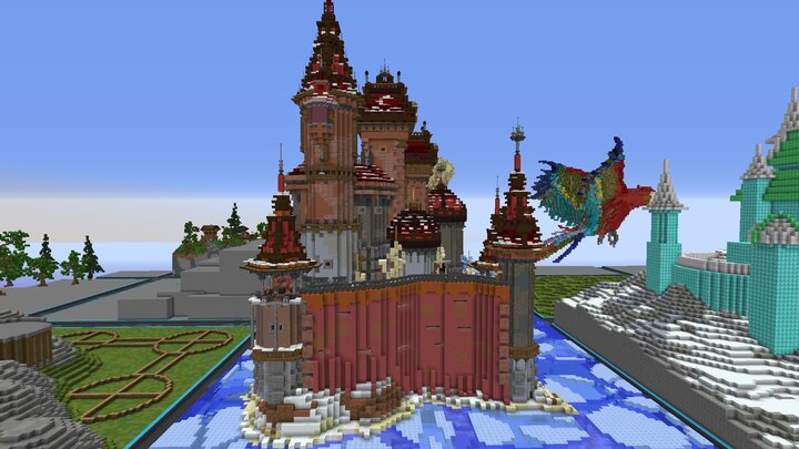 "Winter Roman castle" Minecraft Map
