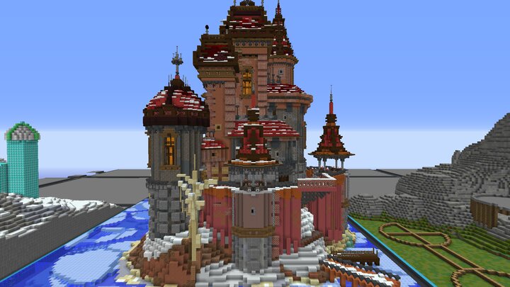 "Winter Roman castle" Minecraft Map