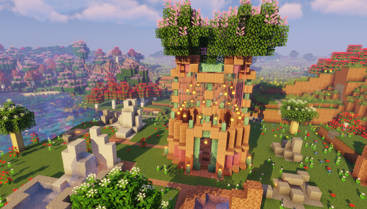 Spring Garden Fantasy Biome by Funtazer Minecraft Map