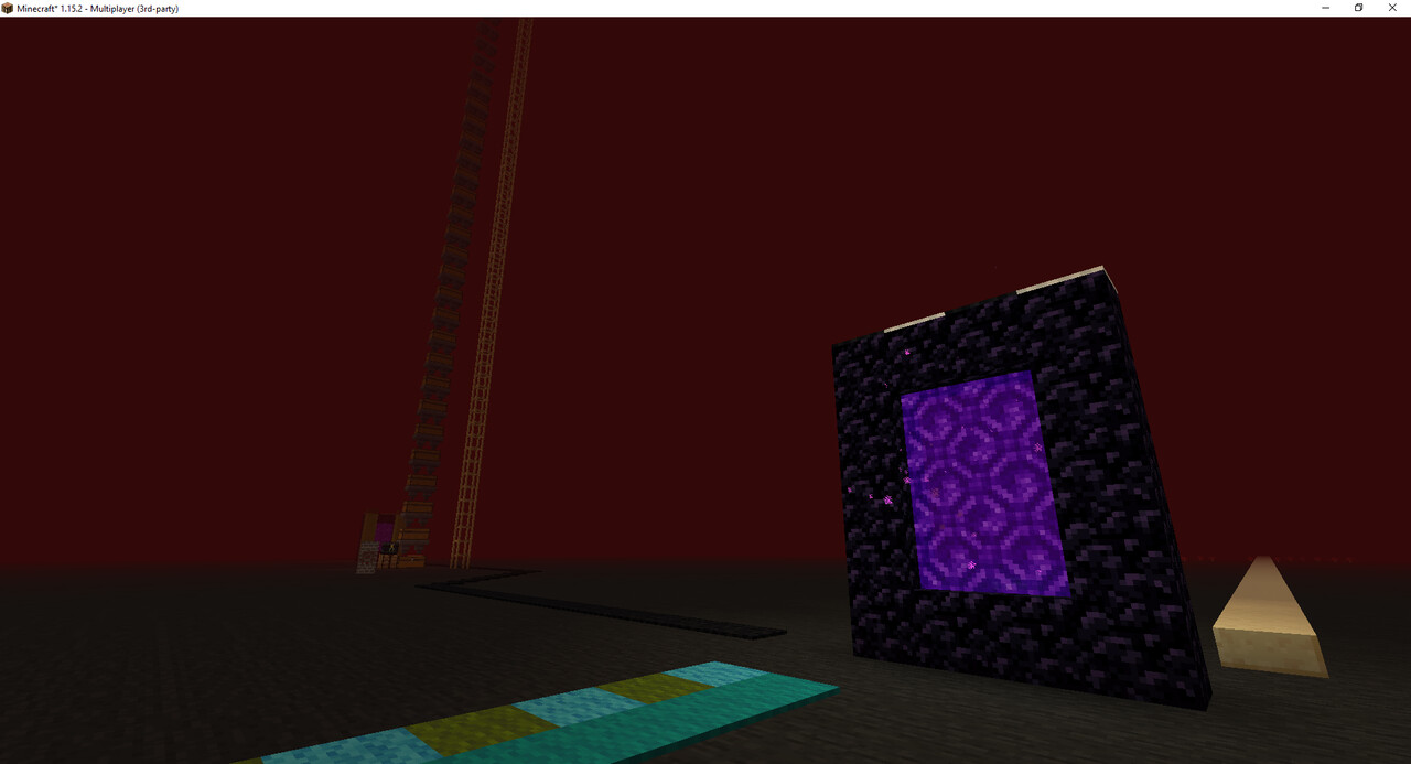 Nether Hub entrance Minecraft Map