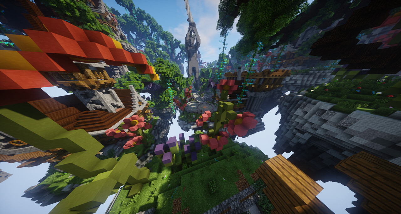 ⭐ EXCLUSIVE ⭐ Fantacy Medieval SkyBlock - AliensBuilds 🌳 Minecraft Map