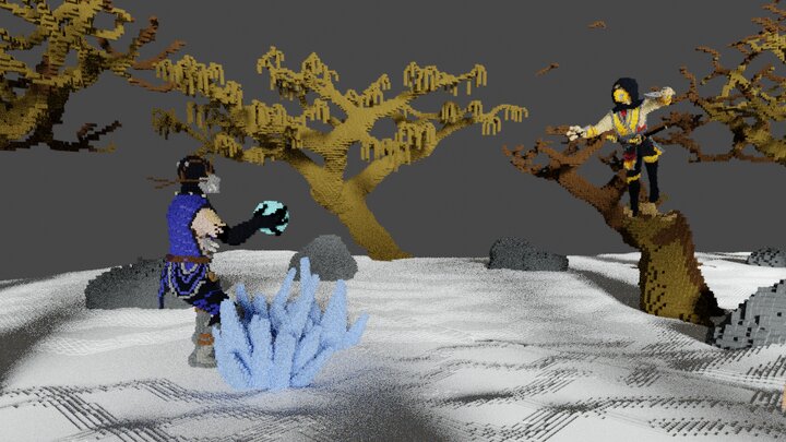 GET OVER HERE !!! A MORTAL KOMBAT PROJECT Minecraft Map