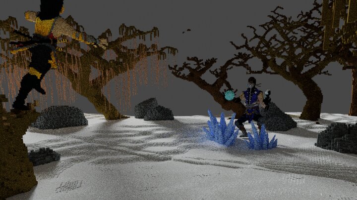 GET OVER HERE !!! A MORTAL KOMBAT PROJECT Minecraft Map