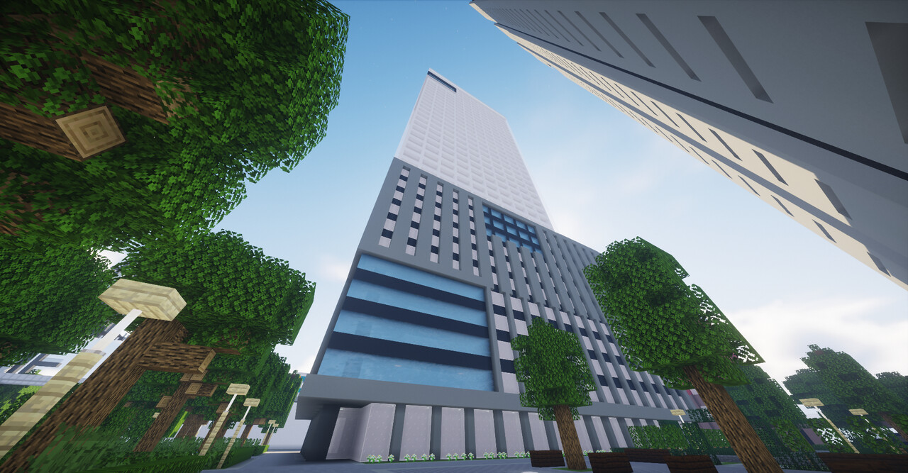 Newspaper Headquarters (Tokyo, Japan) Minecraft Map