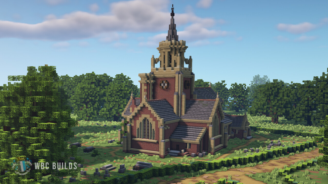 Edwardian Brick Church Minecraft Map