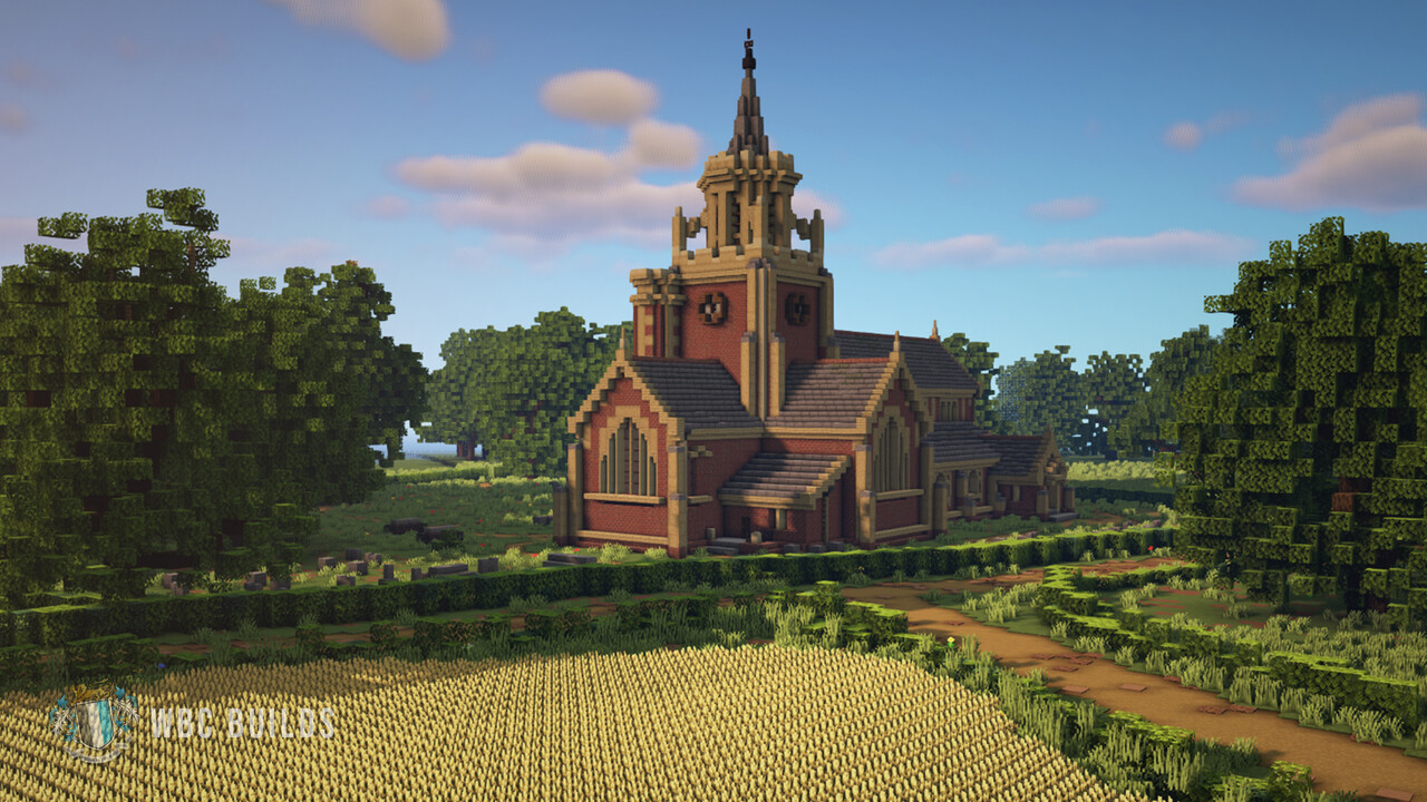 Edwardian Brick Church Minecraft Map