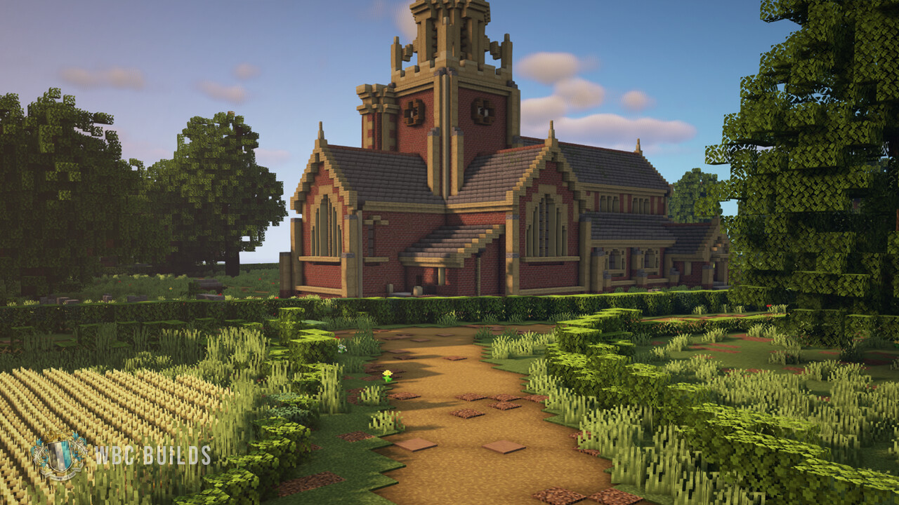 Edwardian Brick Church Minecraft Map