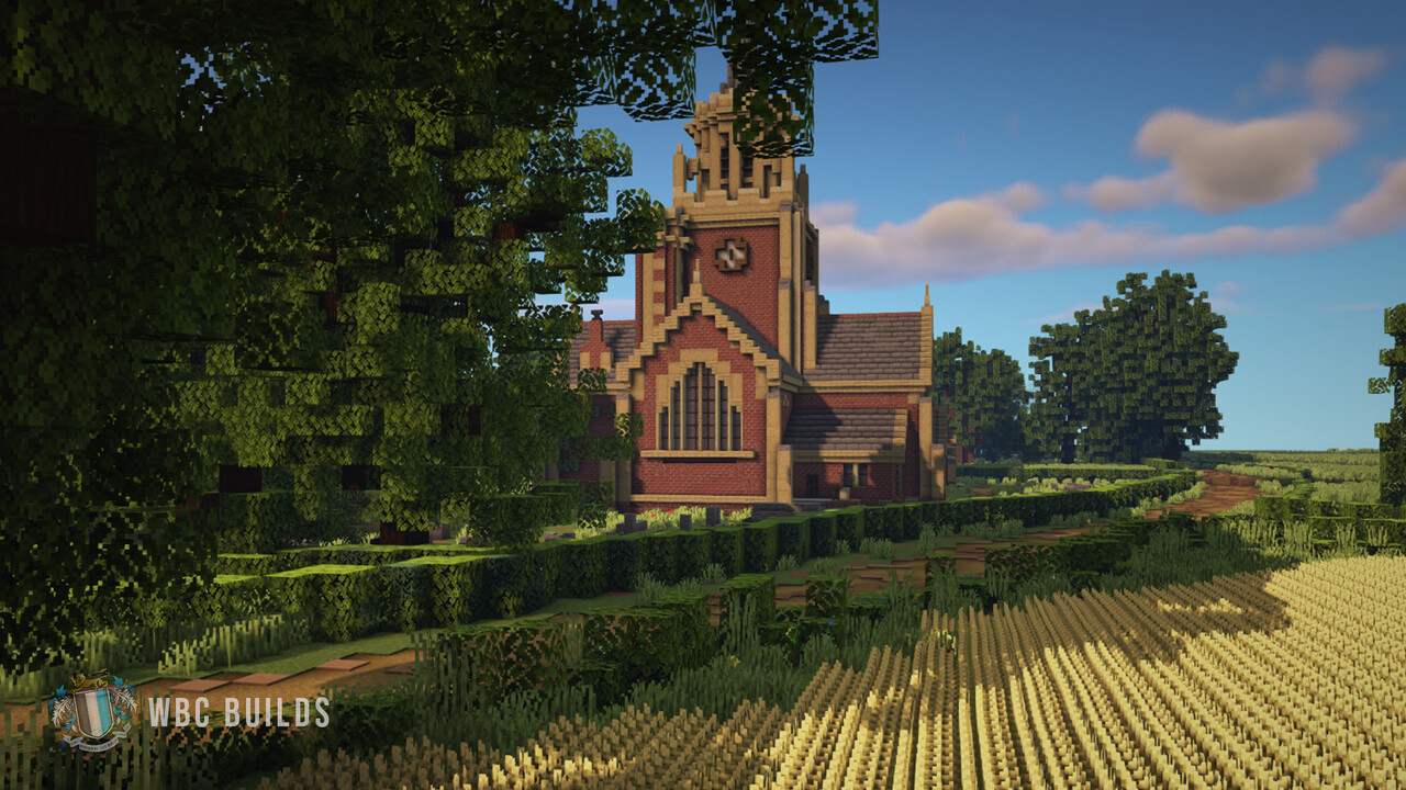 Edwardian Brick Church Minecraft Map
