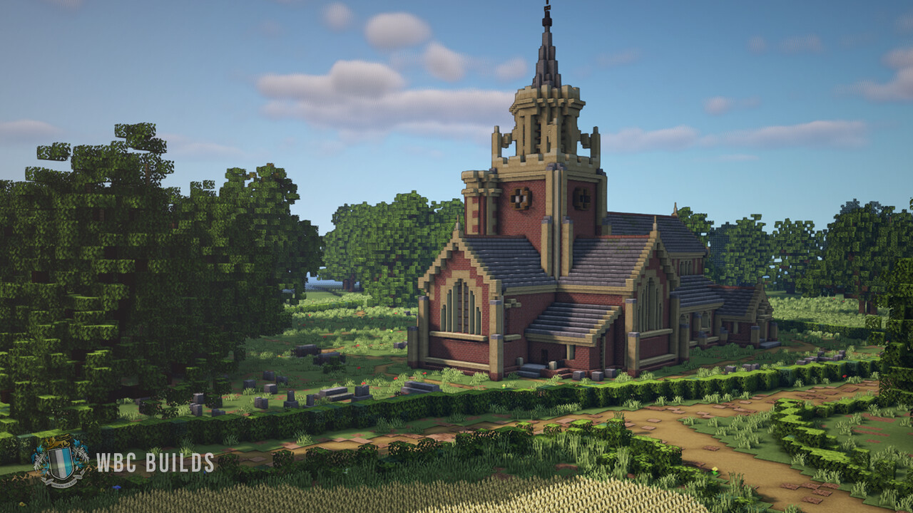 Edwardian Brick Church Minecraft Map