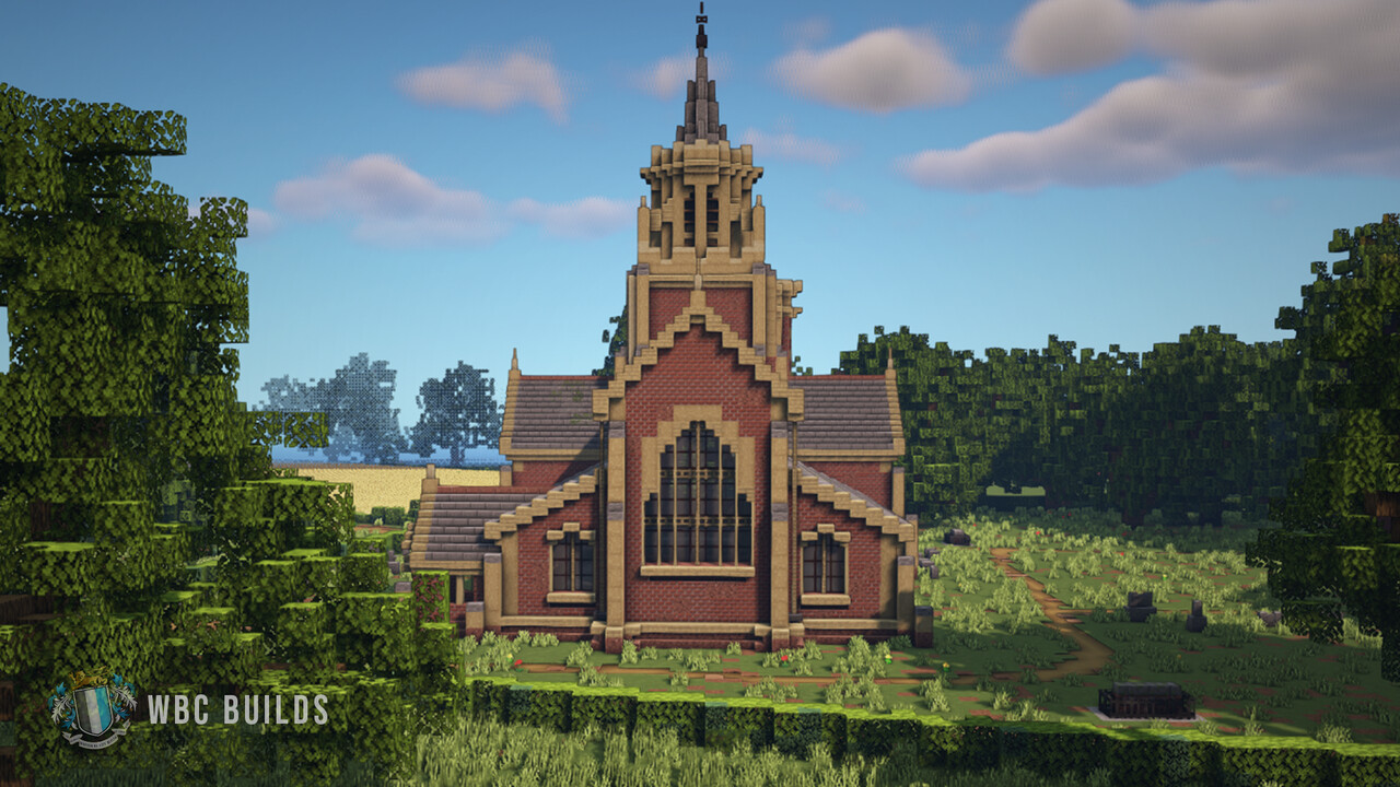Edwardian Brick Church Minecraft Map