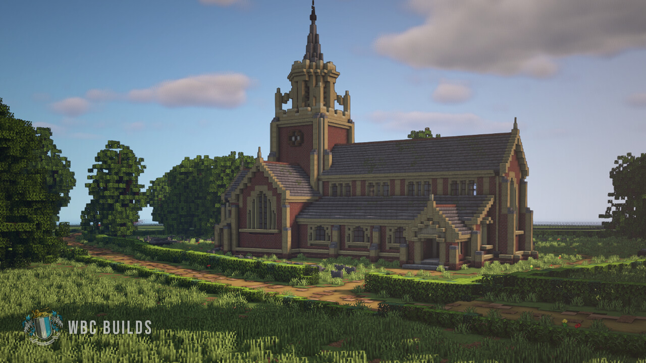 Edwardian Brick Church Minecraft Map