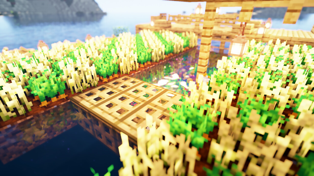 Minecraft: How To Build a Survival Stilt Houses on water Minecraft Map