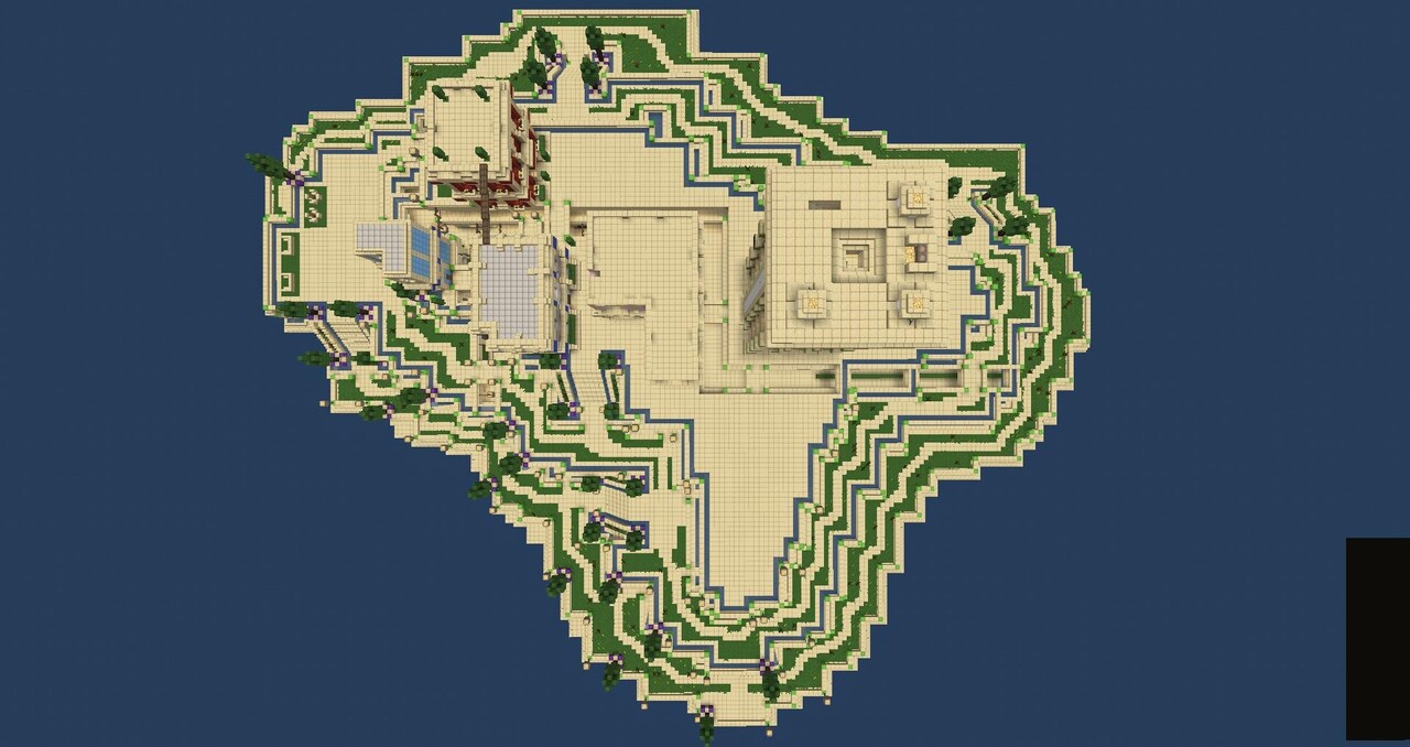 Ancient City In A Lost Island Minecraft Map