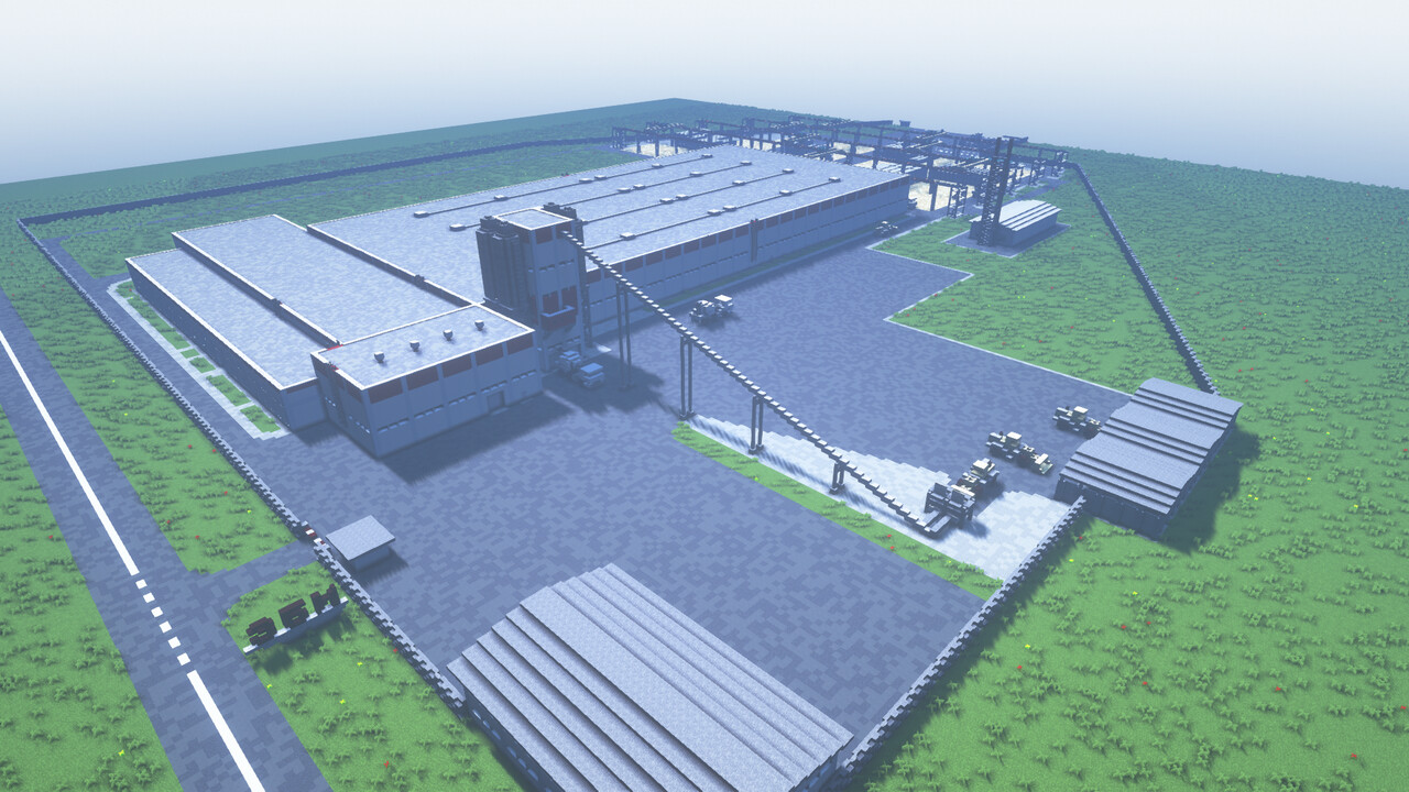 Reinforced concrete products factory Minecraft Map