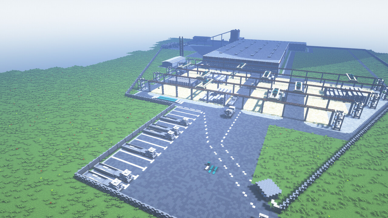 Reinforced concrete products factory Minecraft Map