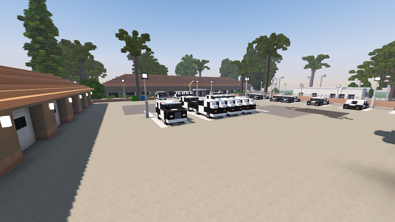 Realistic Police Station Minecraft Map